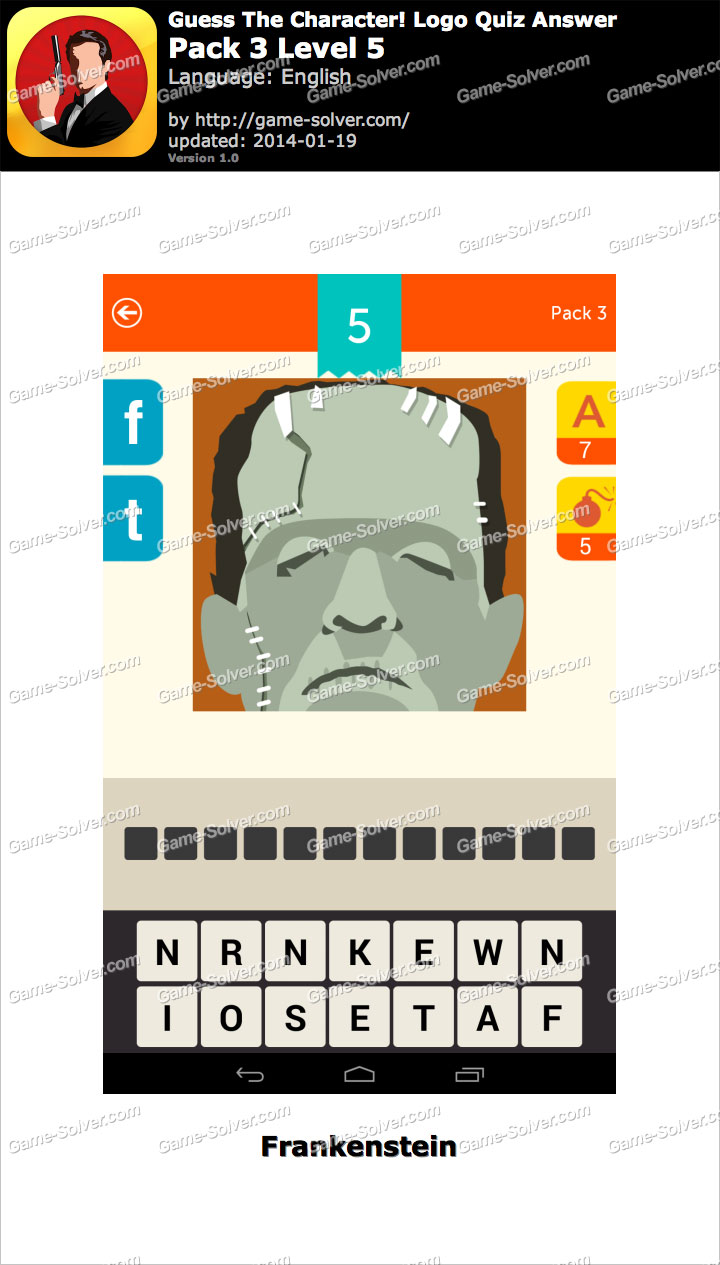 Guess The Character Logo Quiz Pack 3 Level 5 • Game Solver