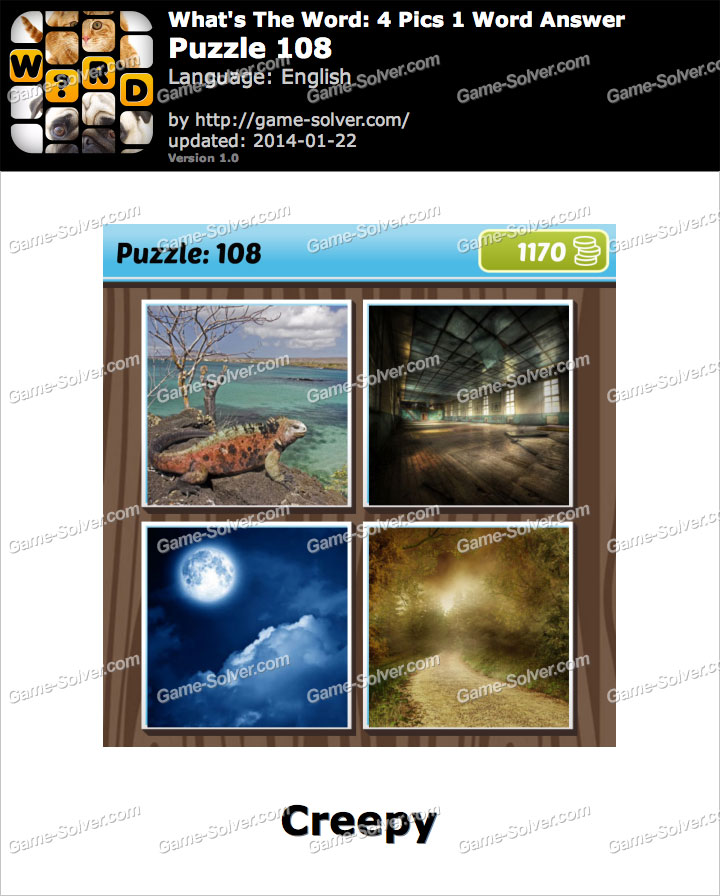 What's The Word Puzzle 108 • Game Solver