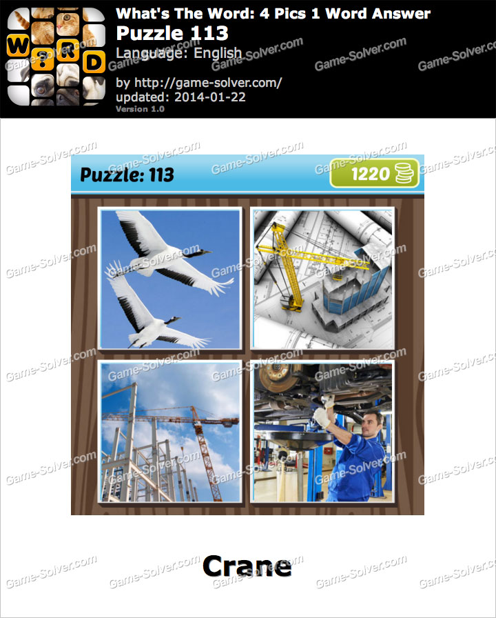 What's The Word Puzzle 113 • Game Solver