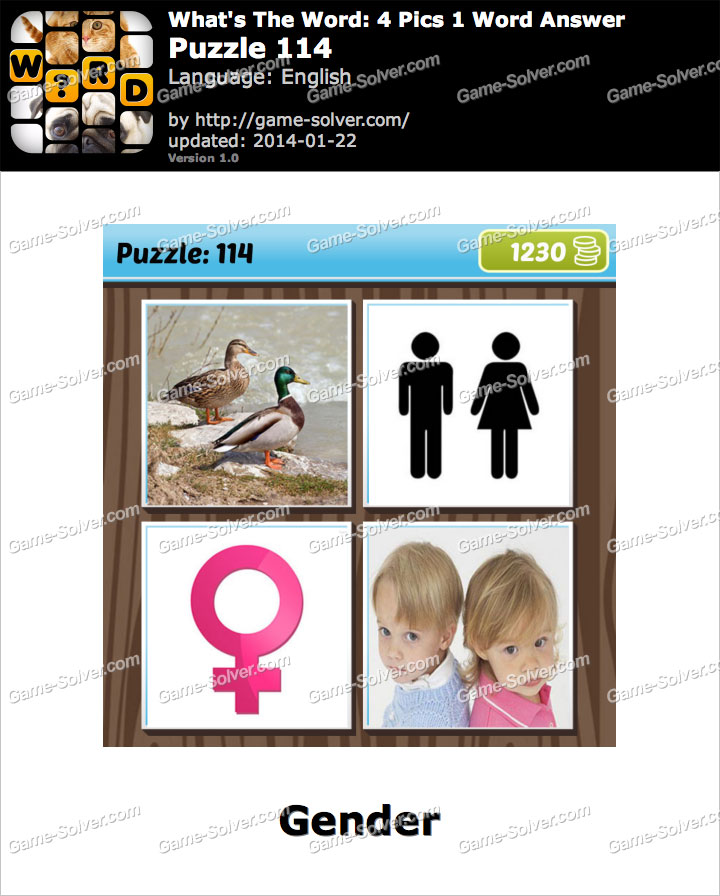 What's The Word Puzzle 114 • Game Solver