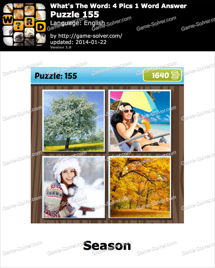 What's The Word Puzzle 155 • Game Solver