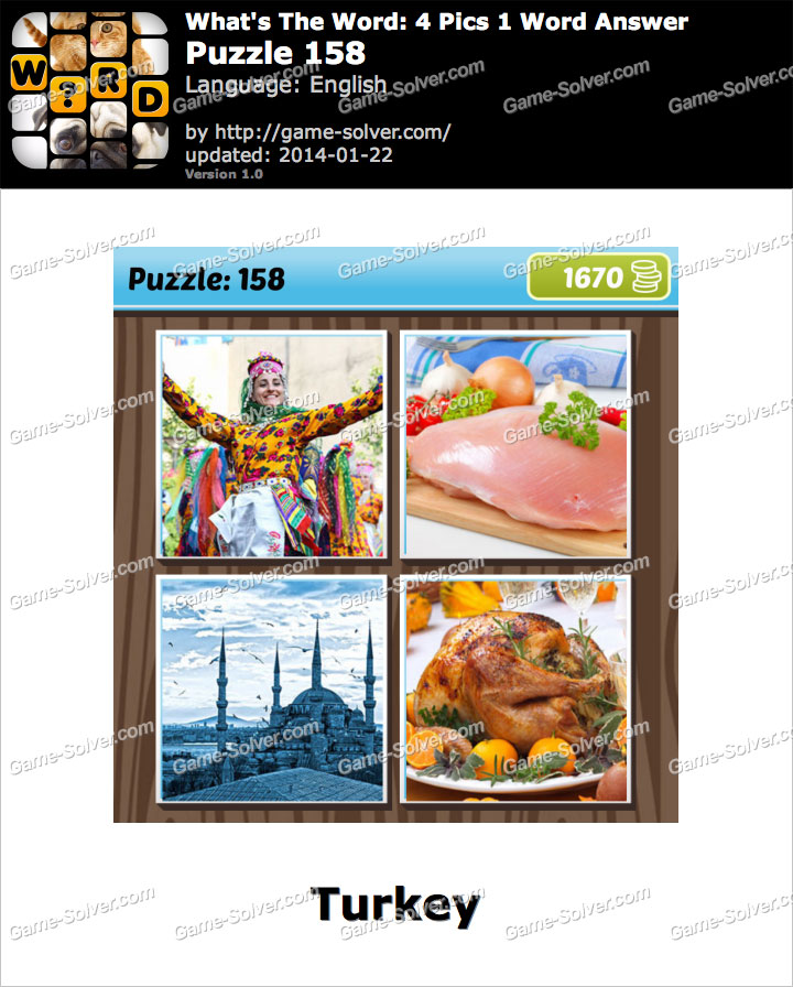 What's The Word Puzzle 158 • Game Solver
