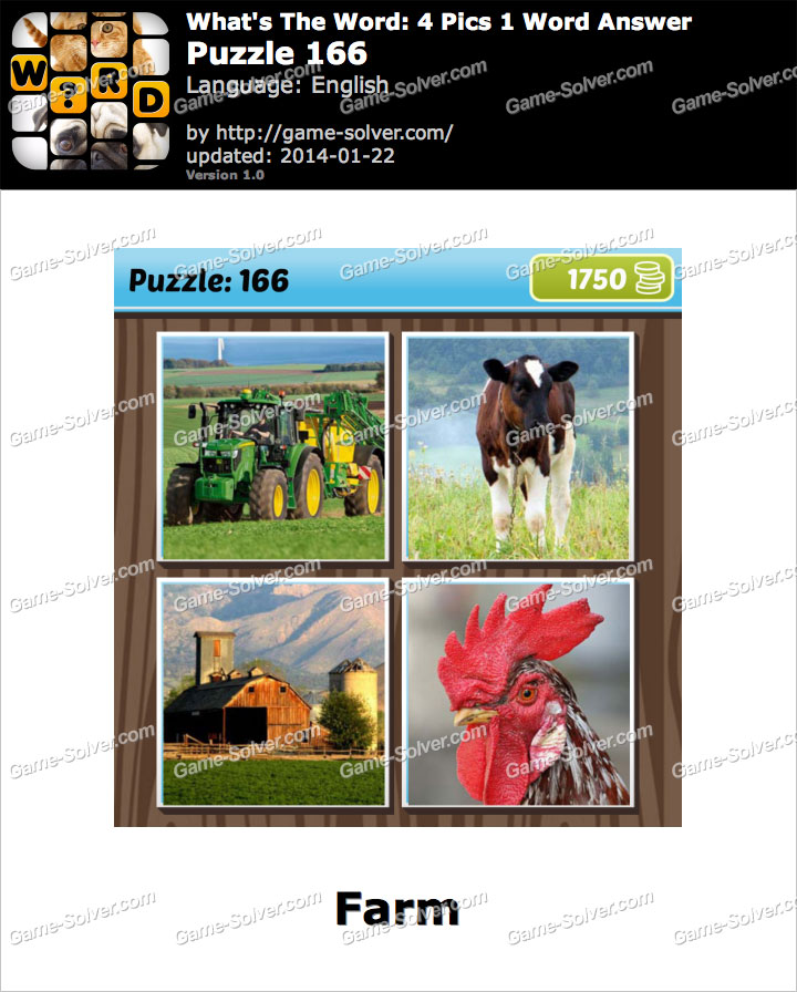 What's The Word Puzzle 166 • Game Solver