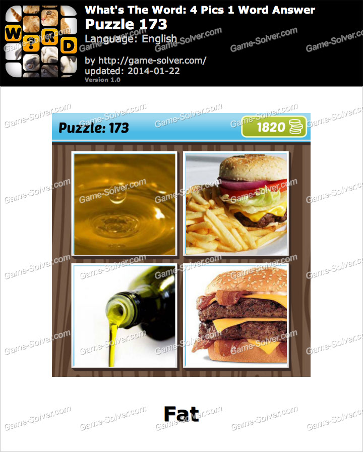 What's The Word Puzzle 173 • Game Solver