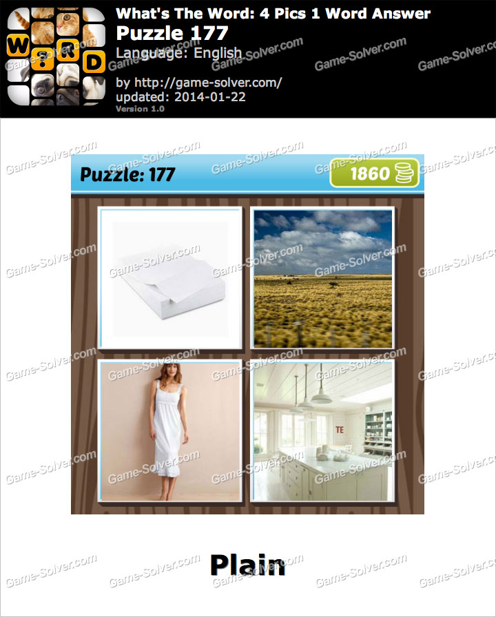 What's The Word Puzzle 177 • Game Solver