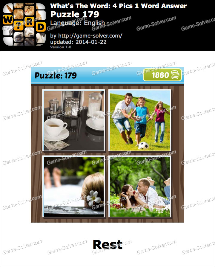 What's The Word Puzzle 179 • Game Solver