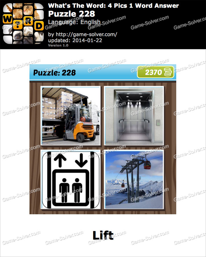 What's The Word Puzzle 228 • Game Solver