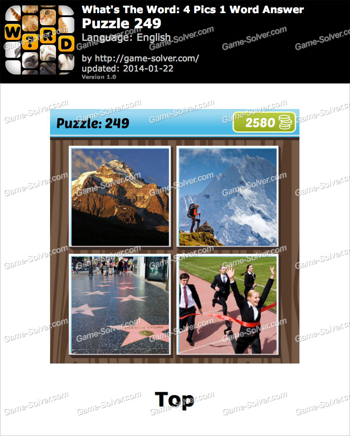 What's The Word Puzzle 249 • Game Solver