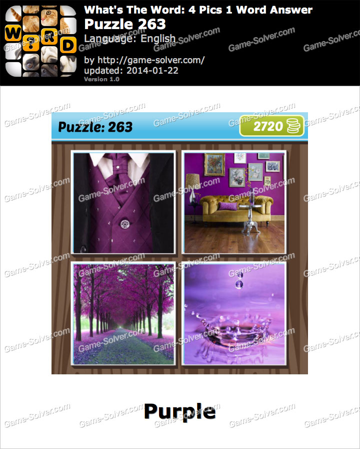 What's The Word Puzzle 263 • Game Solver