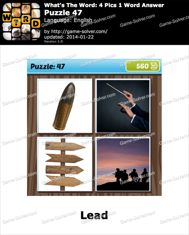 What's The Word Puzzle 47 • Game Solver