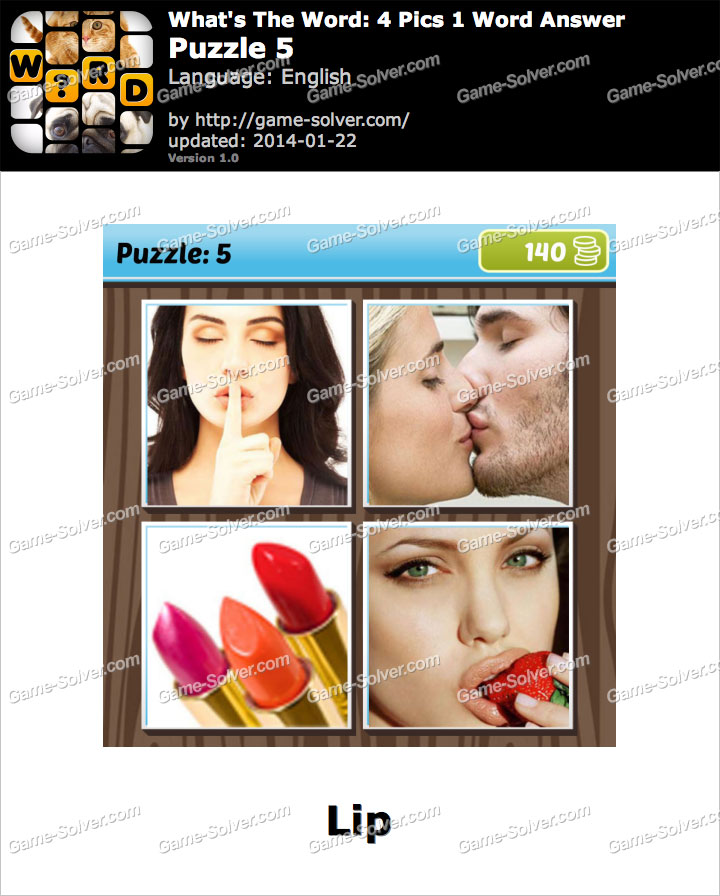 What's The Word Puzzle 5 • Game Solver