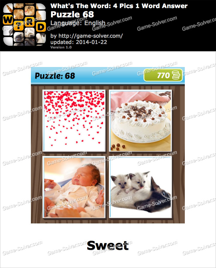 What's The Word Puzzle 68 • Game Solver