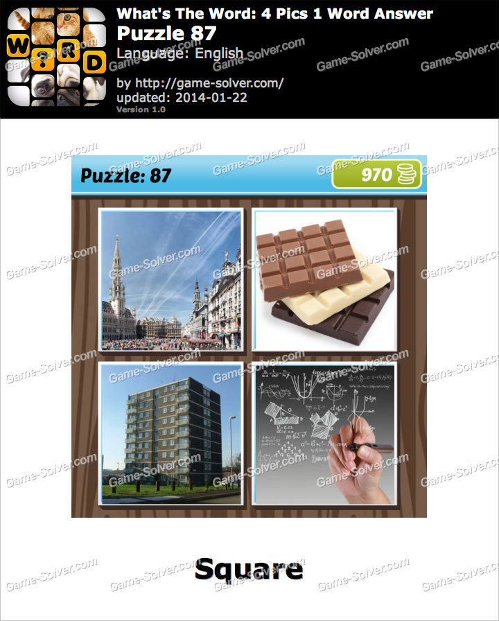 What's The Word Puzzle 87 • Game Solver