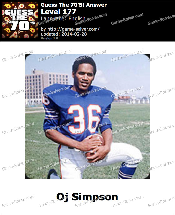 Guess the 70s Level 177 • Game Solver