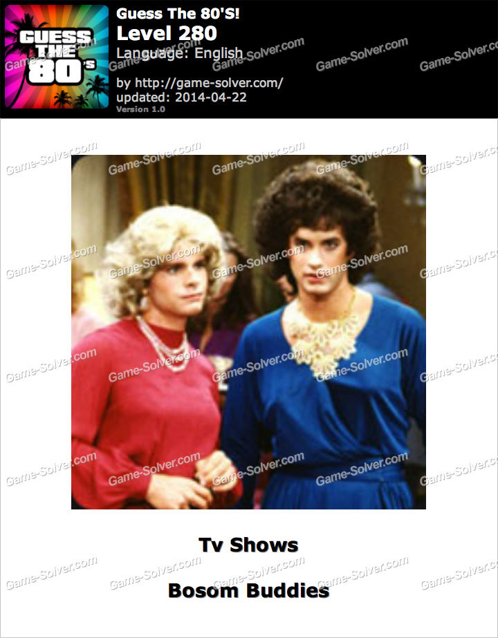 Guess the 80s Level 280 • Game Solver