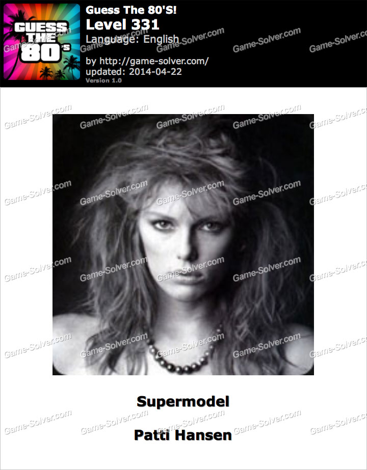 Guess the 80s Level 331 • Game Solver