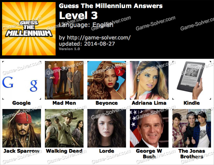 Guess the Millennium Level 3 • Game Solver