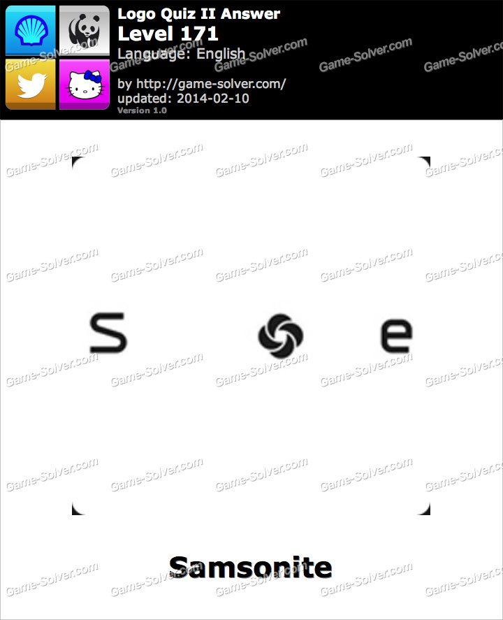 Logo Quiz II Level 171 • Game Solver