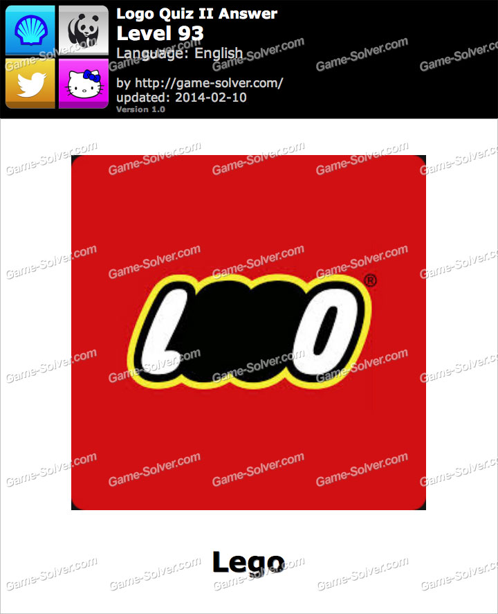Logo Quiz II Level 93 • Game Solver