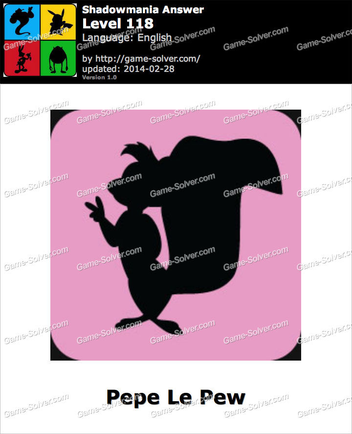 Shadowmania 118 • Game Solver