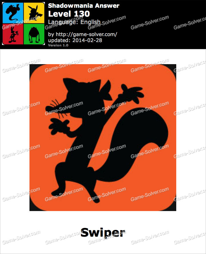 Shadowmania 130 • Game Solver