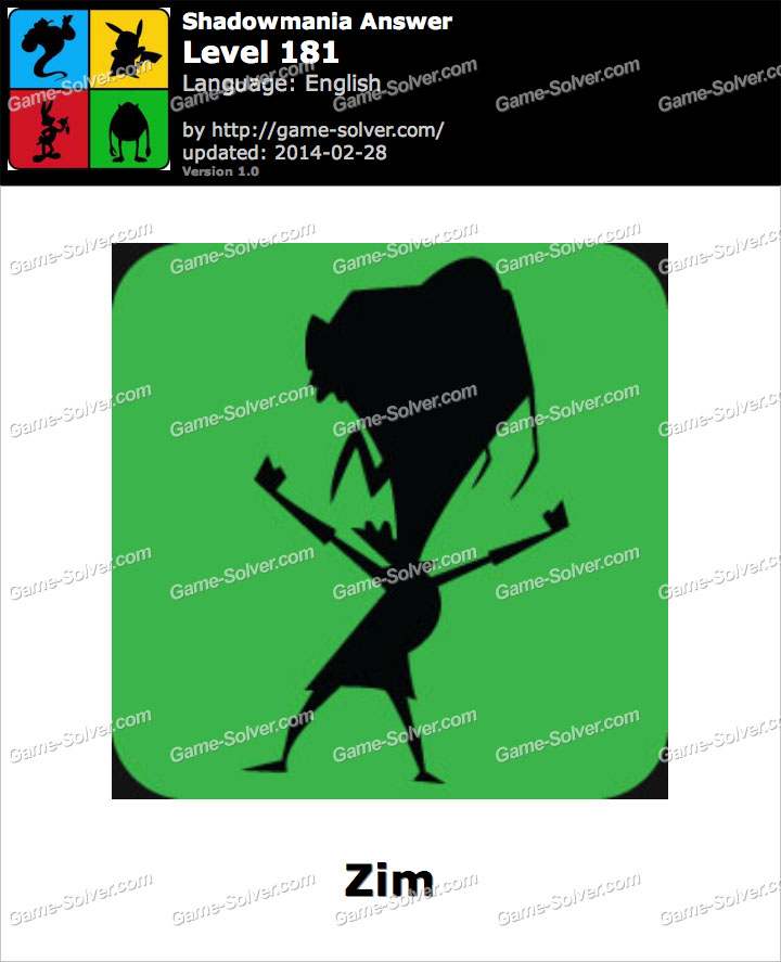 Shadowmania 181 • Game Solver