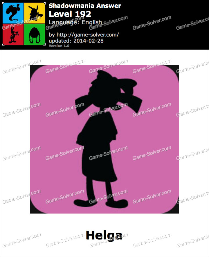 Shadowmania 192 • Game Solver