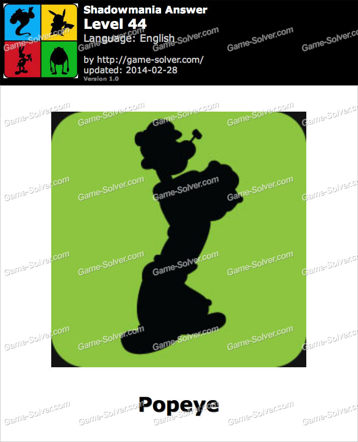 Shadowmania 44 • Game Solver