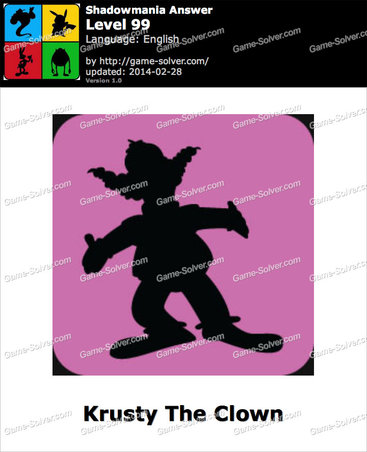 Shadowmania 99 • Game Solver