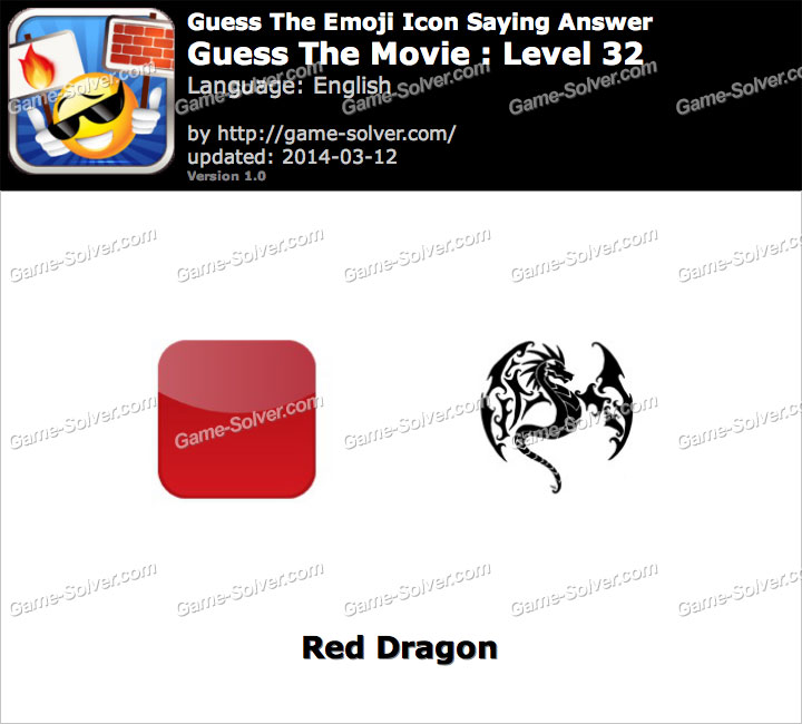 Emoji Icon Guess The Movie Level 32 • Game Solver