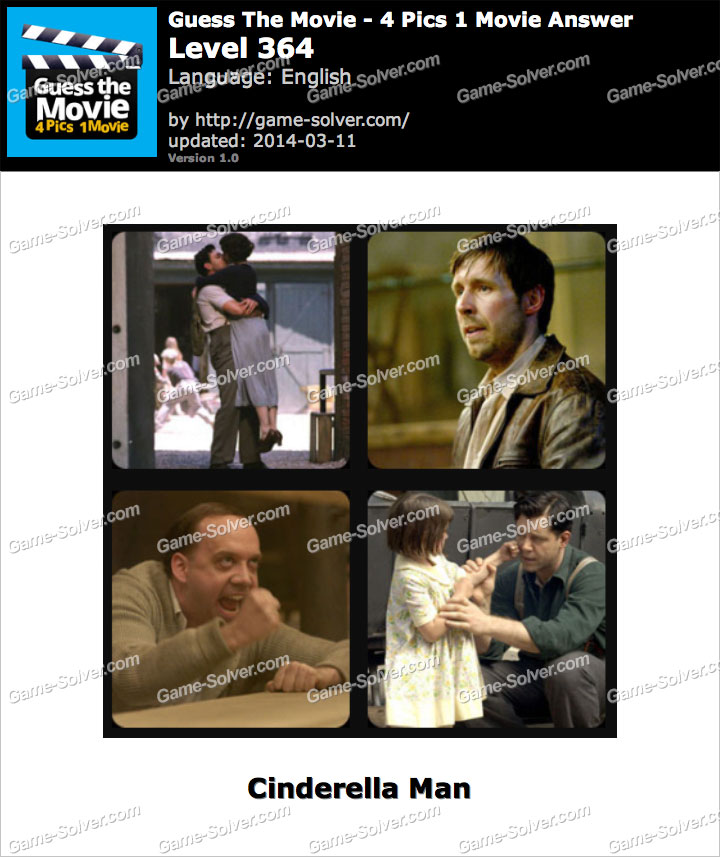 Guess The Movie 4 Pics 1 Movie Level 364 • Game Solver