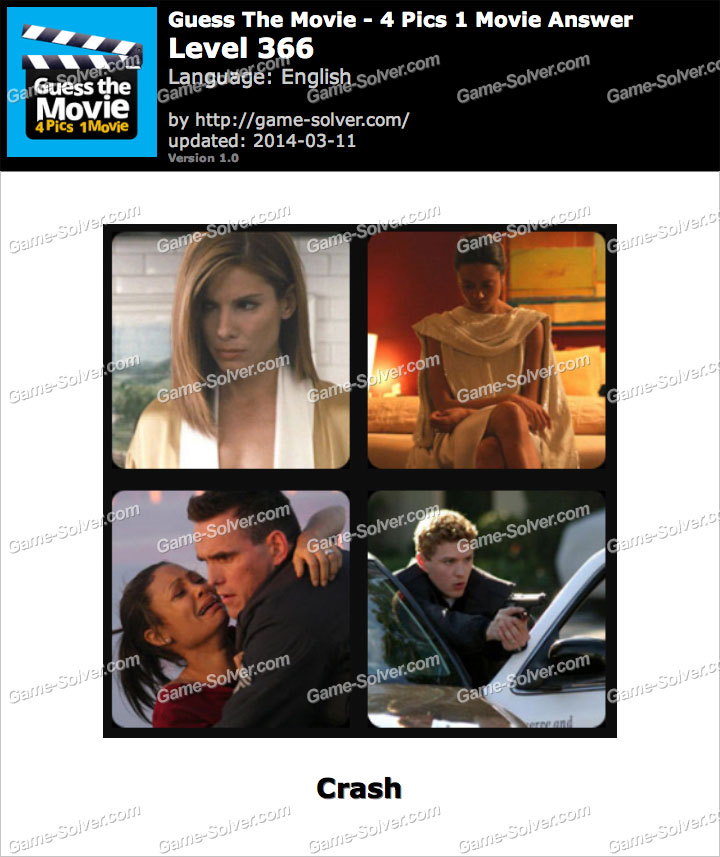 Guess The Movie 4 Pics 1 Movie Level 366 • Game Solver