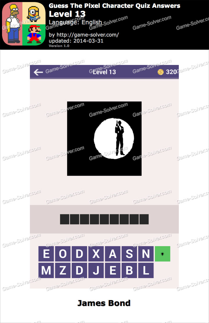Guess The Pixel Character Quiz Level 13 • Game Solver
