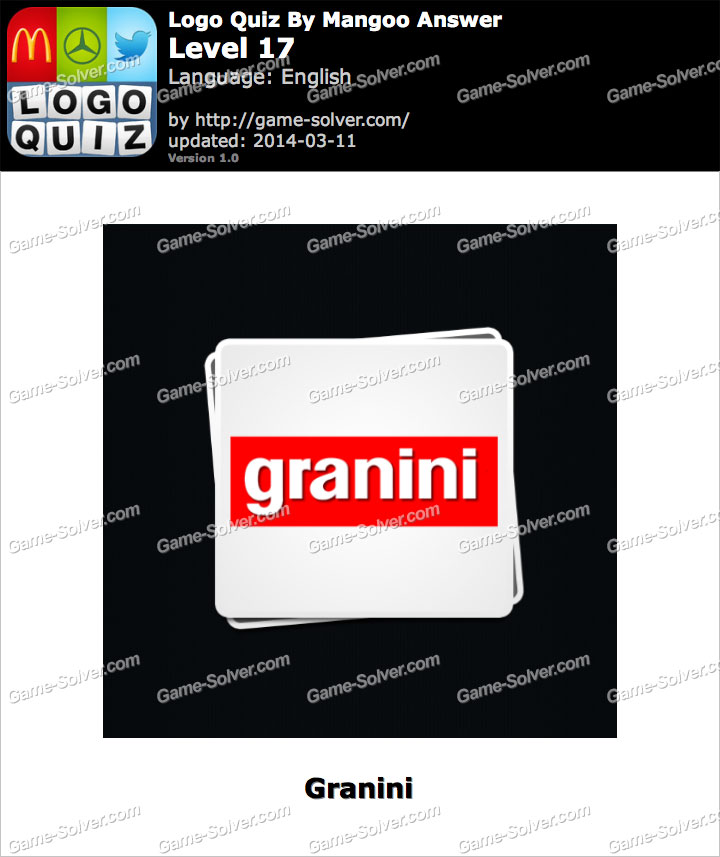 Logo Quiz Mangoo Level 17 • Game Solver