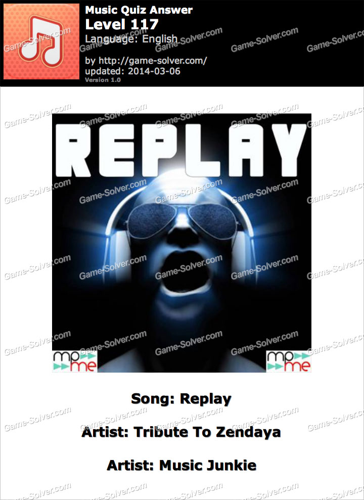 Music Quiz Level 117 • Game Solver