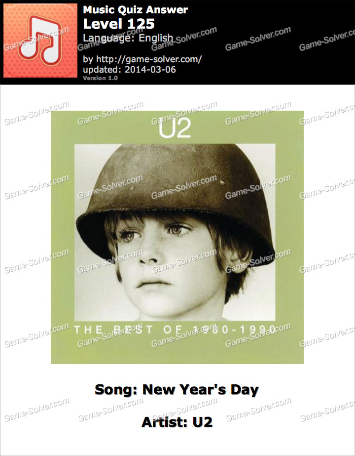 Music Quiz Level 125 • Game Solver