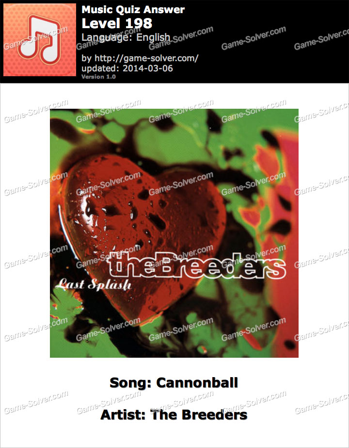 Music Quiz Level 198 • Game Solver