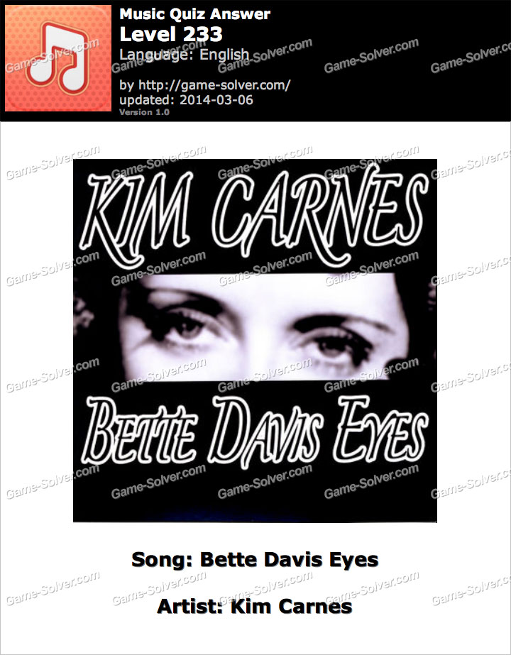 Music Quiz Level 233 • Game Solver