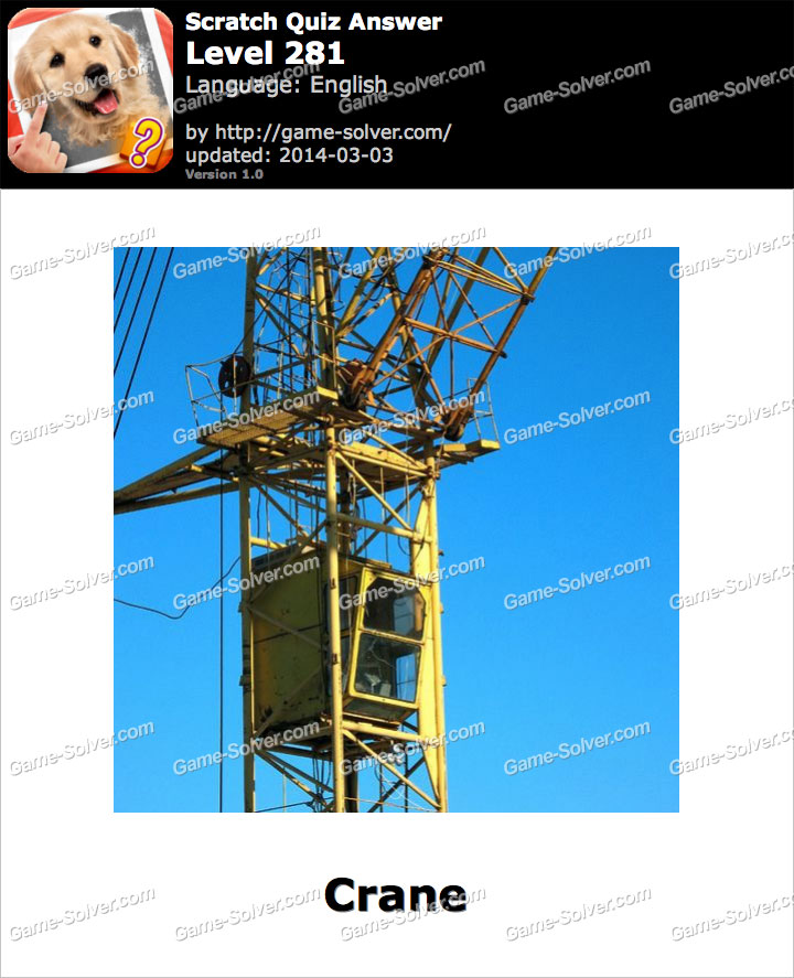 Scratch Quiz Level 281 • Game Solver