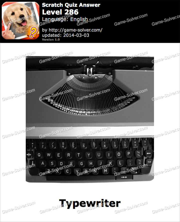 Scratch Quiz Level 286 • Game Solver