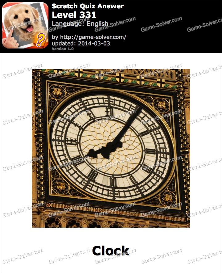 Scratch Quiz Level 331 • Game Solver