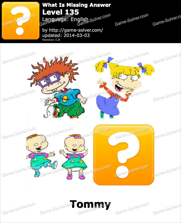 What Is Missing 135 • Game Solver