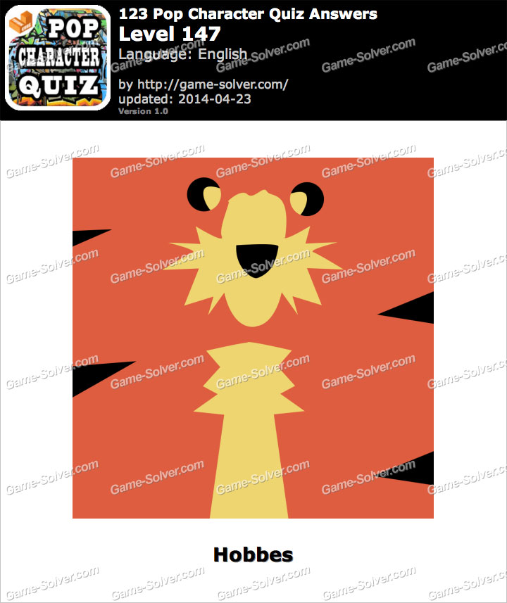123 Pop Character Quiz Level 147 • Game Solver