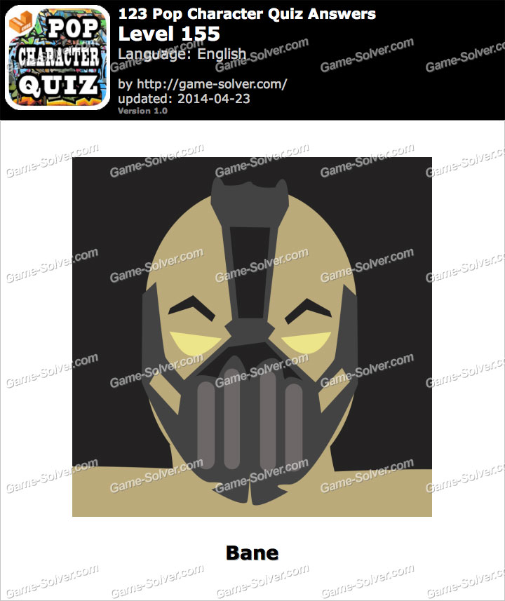 123 Pop Character Quiz Level 155 • Game Solver