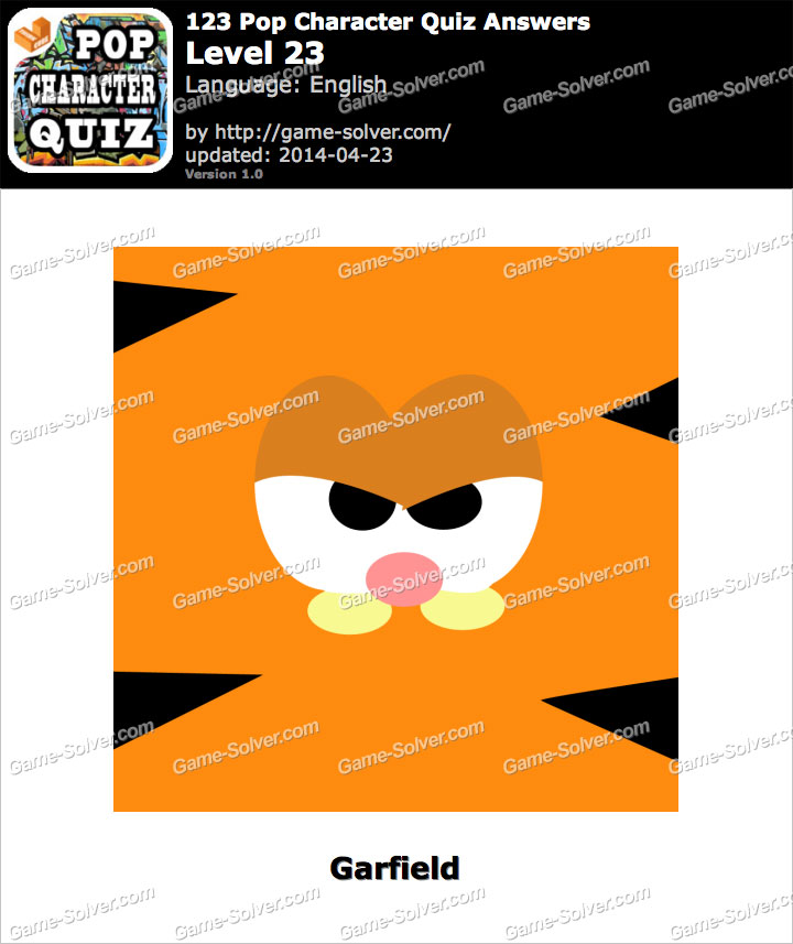 123 Pop Character Quiz Level 23 • Game Solver