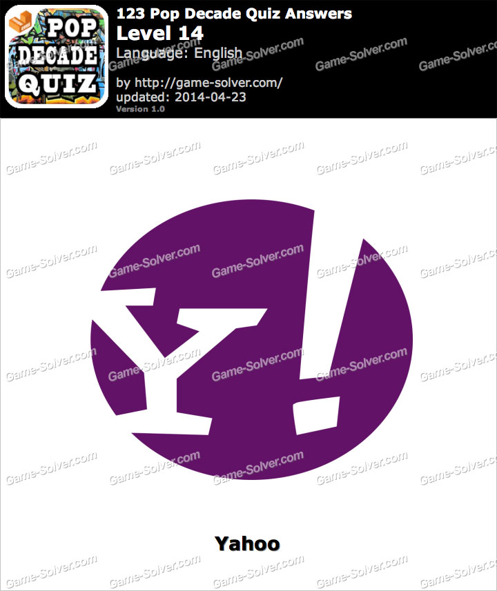 123 Pop Decade Quiz Level 14 • Game Solver