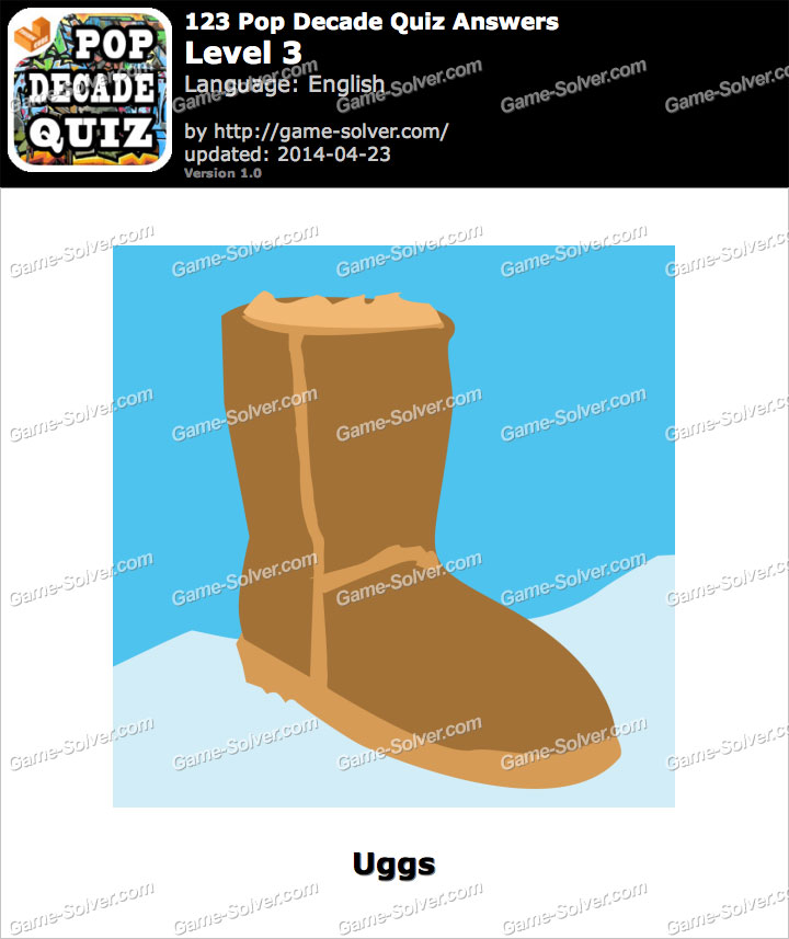 123 Pop Decade Quiz Level 3 • Game Solver