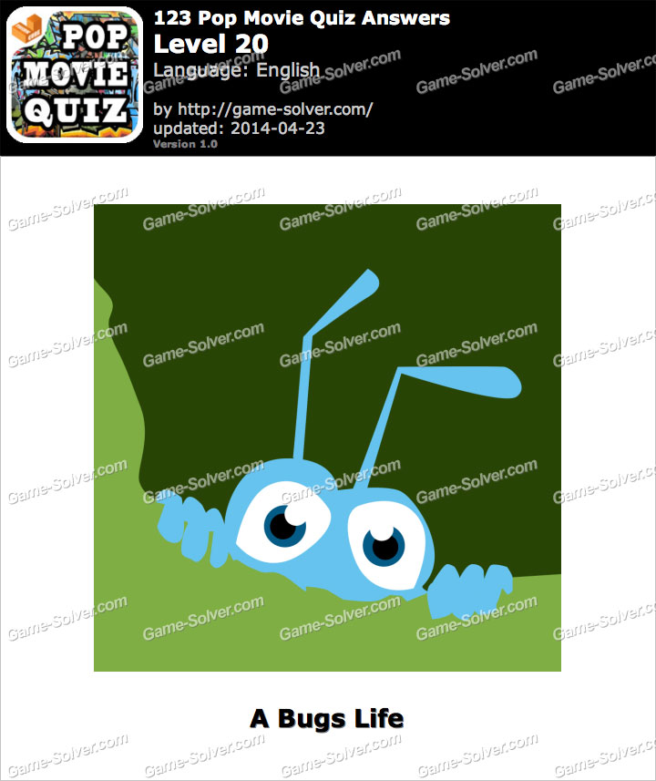 123 Pop Movie Quiz Level 20 • Game Solver