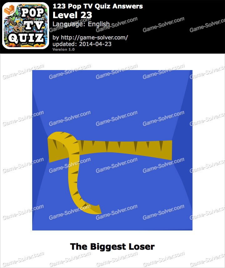 123 Pop TV Quiz Level 23 • Game Solver