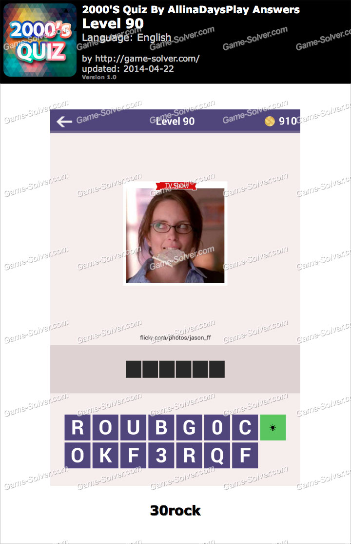 2000s Quiz Level 90 • Game Solver